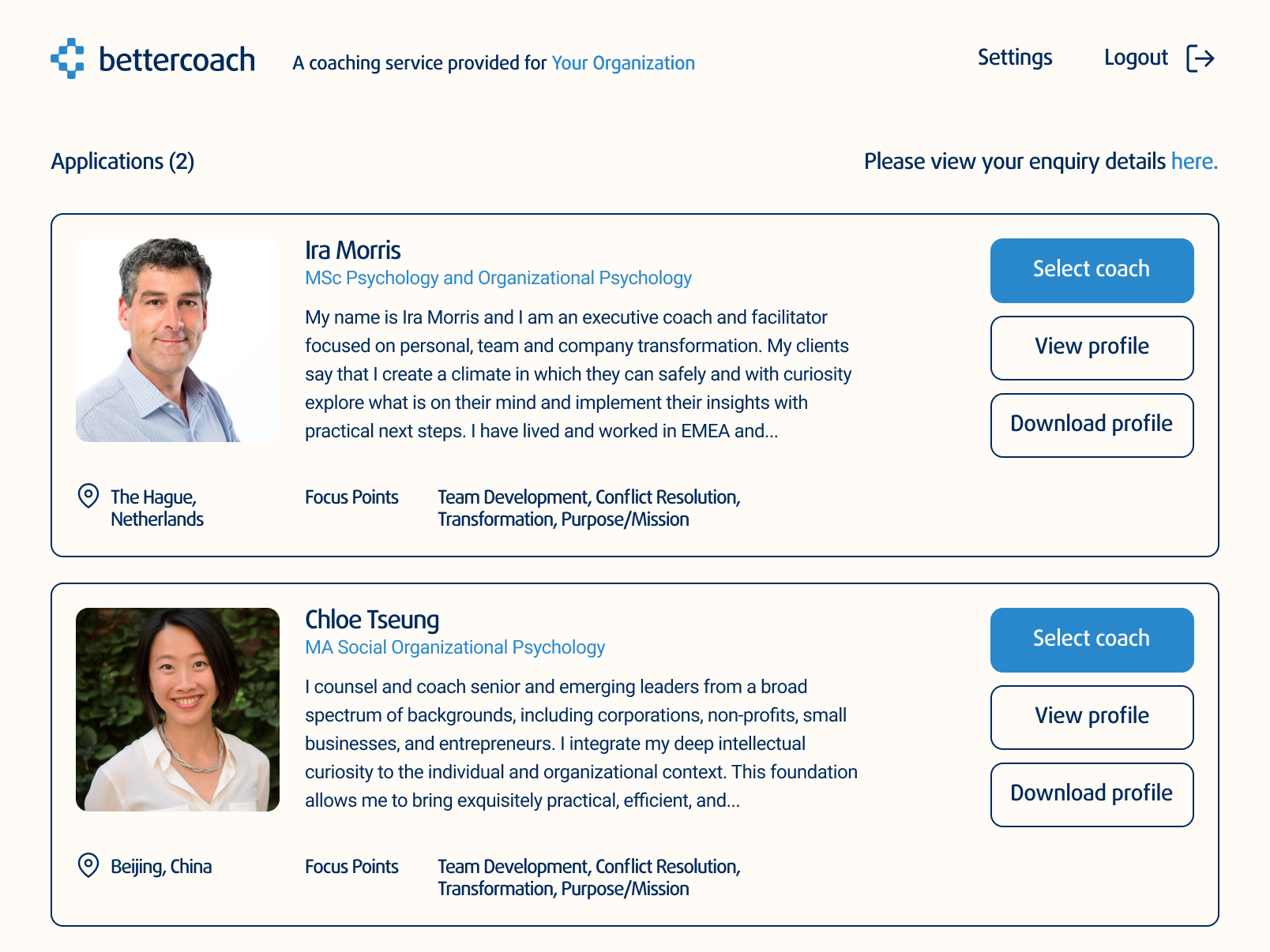 bettercoach | Supporting people on their path to fulfillment at work